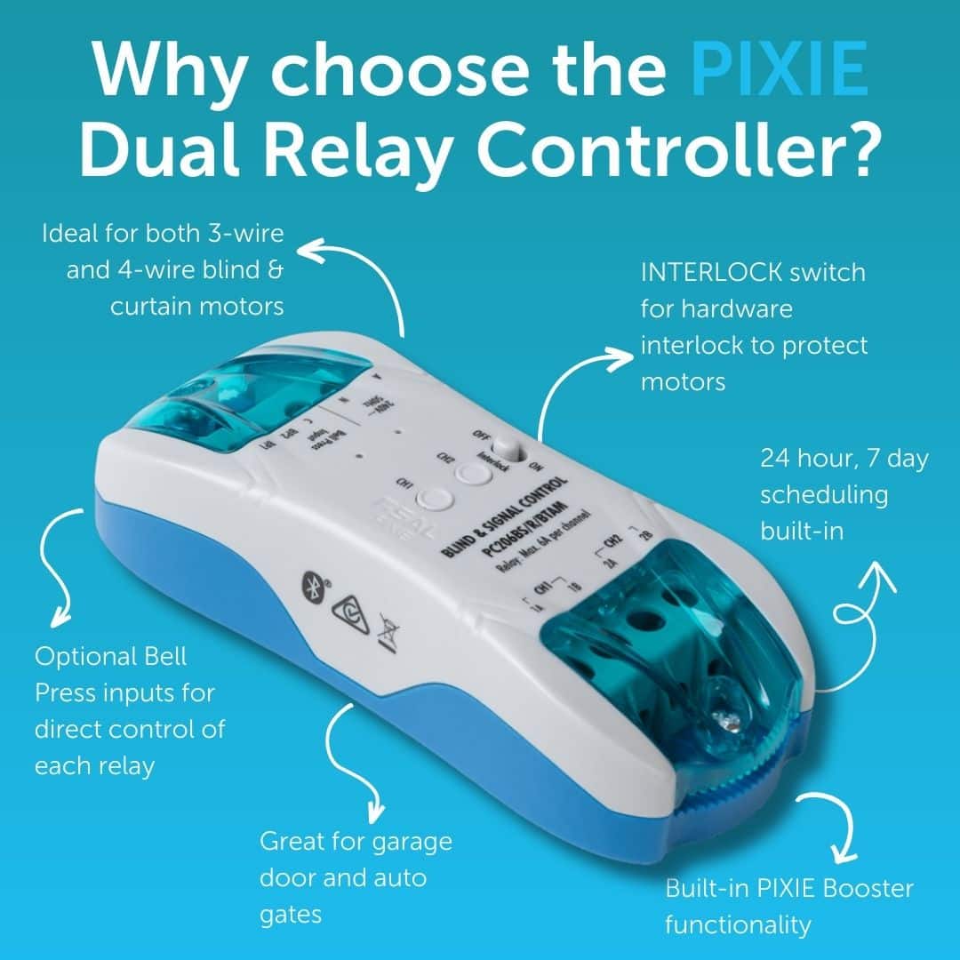 SAL PIXIE Blind and Signal Controller PC206BS-R-BTAM - PIXIE Partners - RGB