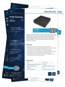 PIXIE Gateway Gen3 - SGW3BTAM - PIXIE Partners - Connected Home