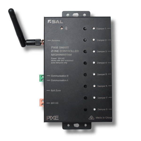 PIXIE SZC248N-R-BTAM Smart Zone Controller for 24V AC Ducted AC Dampers